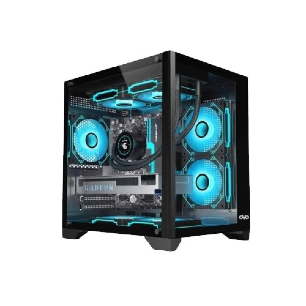 OVO F919-B Sea View 5 ARGB Infinity Micro ATX Gaming Case - Techmoon ...